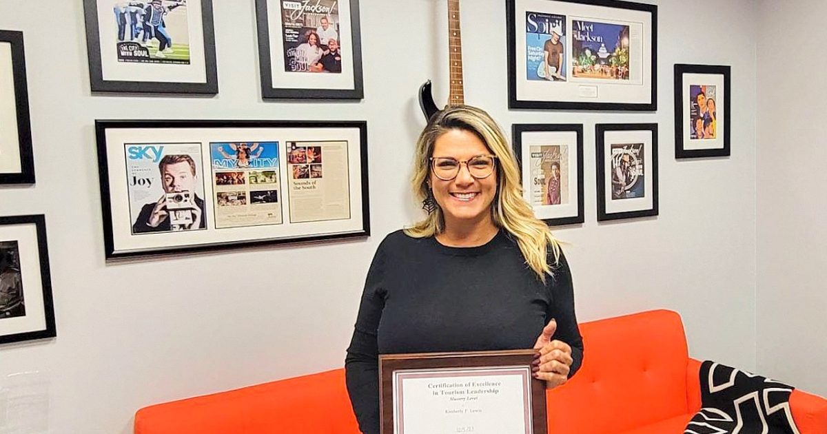 Lewis Earns Excellence in Tourism Leadership Program Mastery Level ...