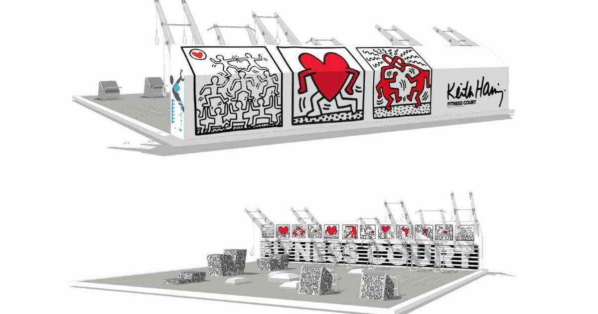 Keith Haring Outdoor Fitness Court® Unveiling Sep. 26 at Belhaven ...
